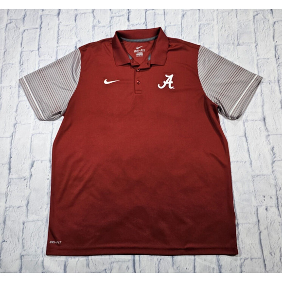Nike | Shirts | University Of Alabama Nike Mens Xxl Dri Fit Team Polo ...